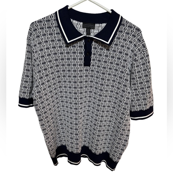 Magaschoni | Shirts | Magaschoni Knit Polo Shirt L | Poshmark